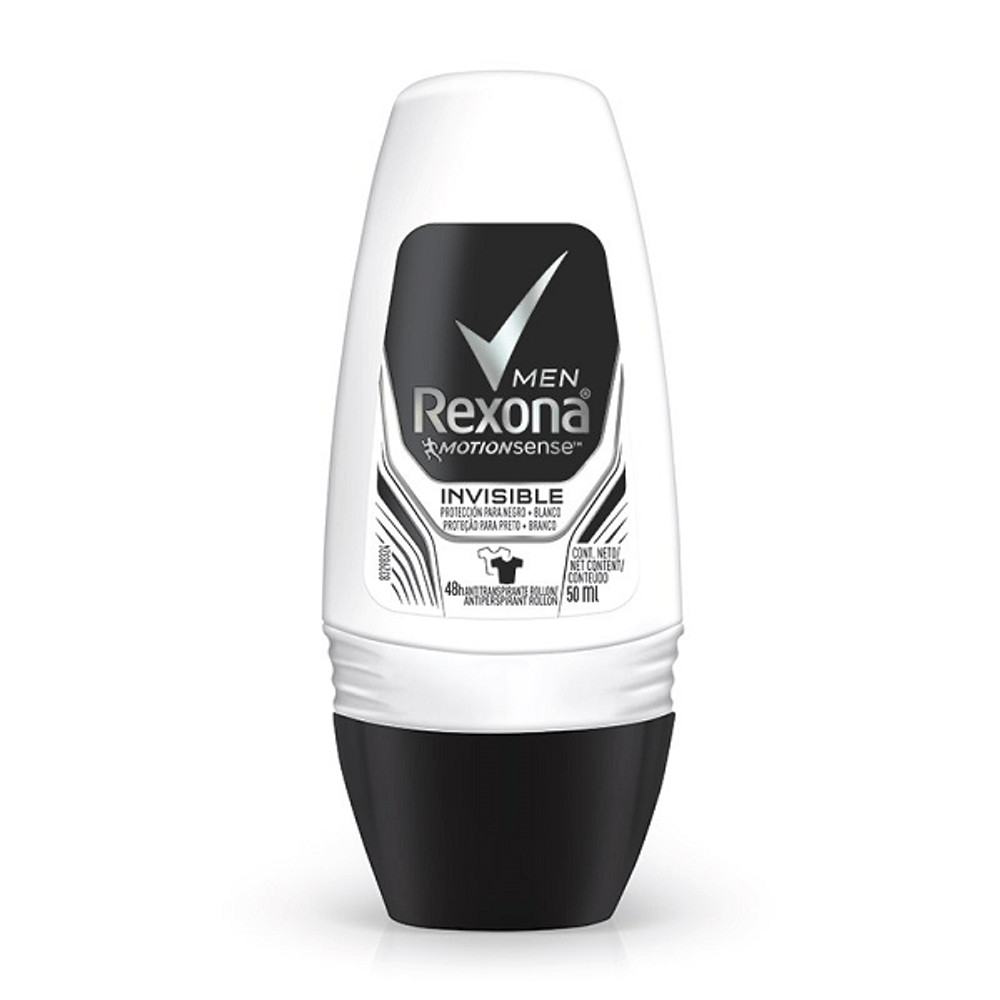 DESODORANTE ROLON MEN REXONA INVISIBLES 50ML - cordeiro supermercado
