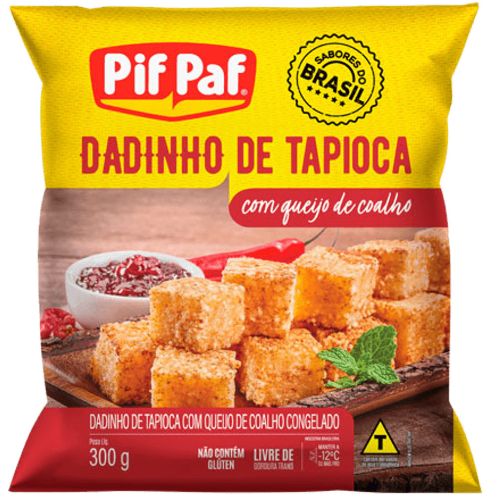 DADINHO DE TAPIOCA PIF PAF 300G - cordeiro supermercado