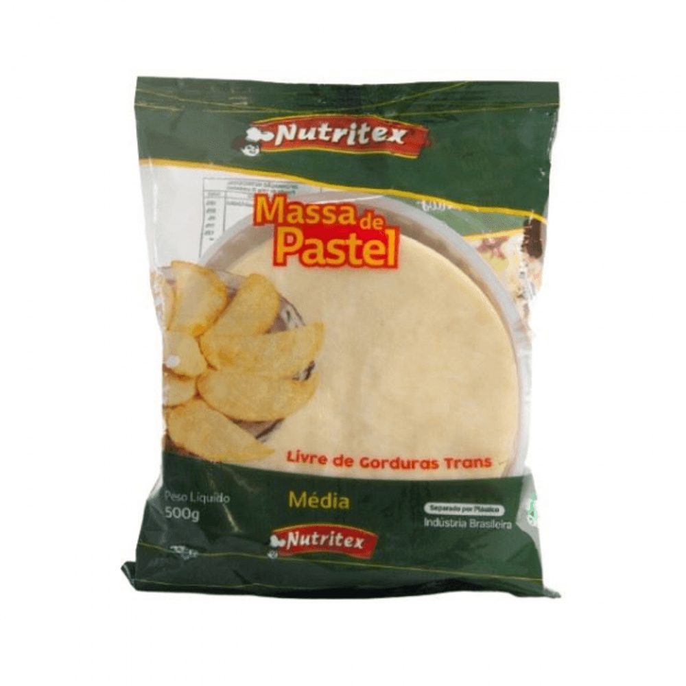 MASSA PASTEL NUTRITEX MEDIA 500G - cordeiro supermercado