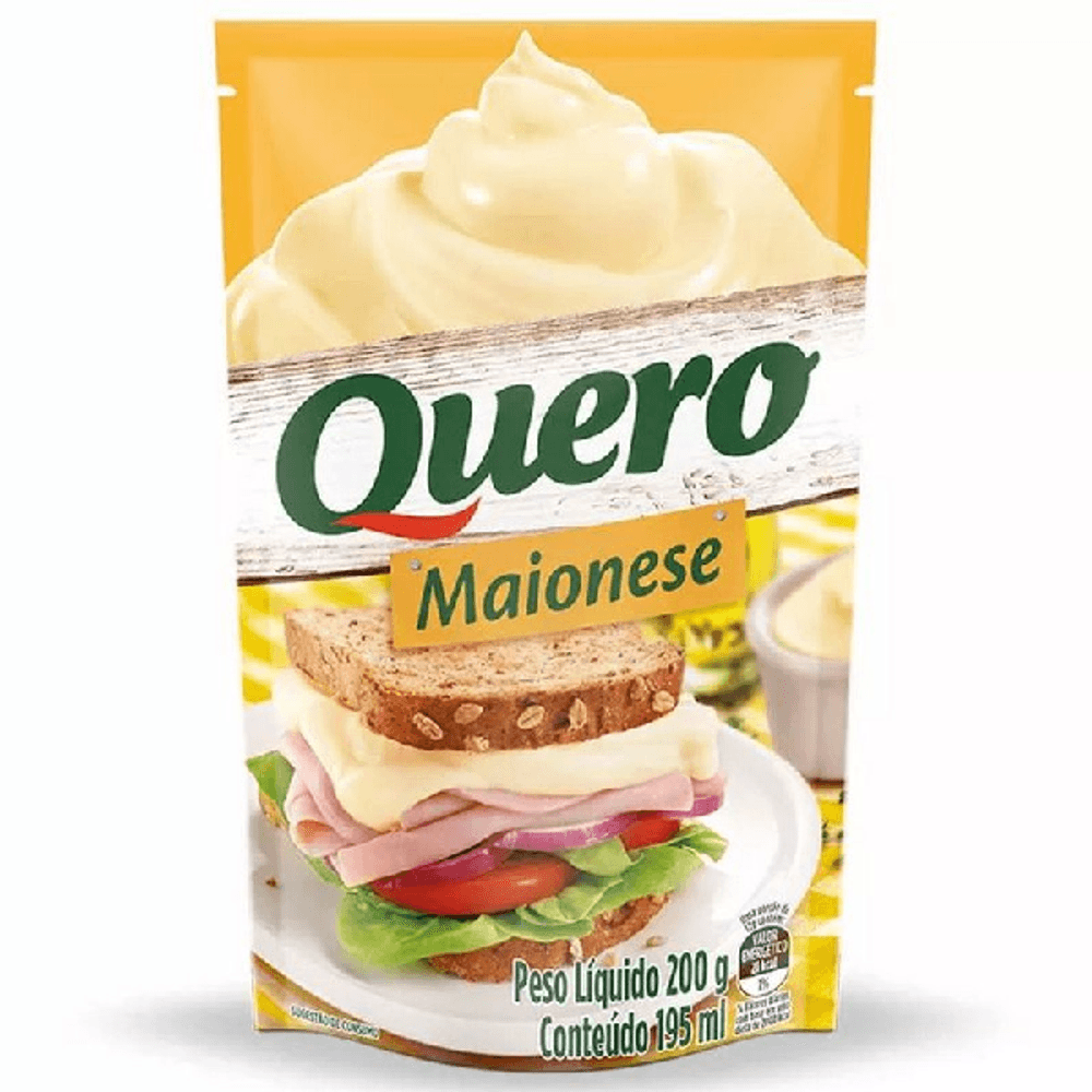MAIONESE QUERO SACHE 200G - cordeiro supermercado